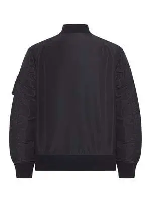 Sacai Nylon Bomber Jacket With Zip