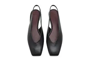 Vince Darlina Suede Slingback Flats - Black