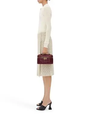 Bottega Veneta Mini Intrecciato Leather Beauty Case - Multicolor