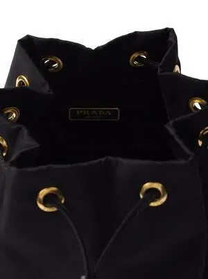 Prada Duet Re-nylon Bucket Bag - Black