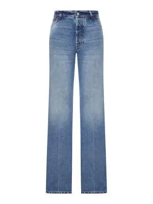 Miu Miu Straight Leg Denim Jeans - Multicolor
