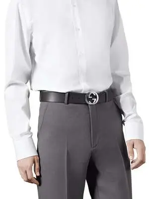 Gucci Reversible Belt With Gg Cross Buckle