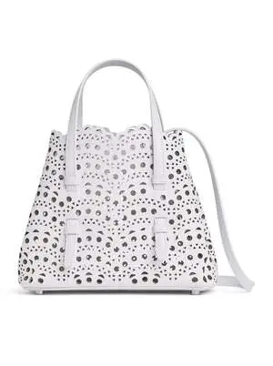 Alaïa Mina 20 Leather Bag - White
