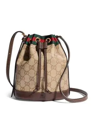 Gucci Mini Bucket Bag With Web Ribbon - Multicolor