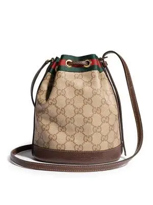 Gucci Mini Bucket Bag With Web Ribbon