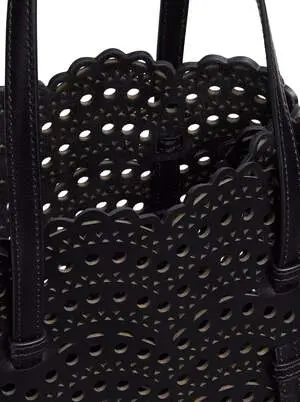 Alaïa Mina 25 Leather Bag - Black