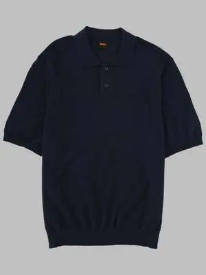 BOSS Polo Asac In Cotone - Blue