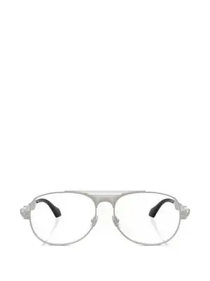 Versace Medusa Pilot-frame Glasses - Silver