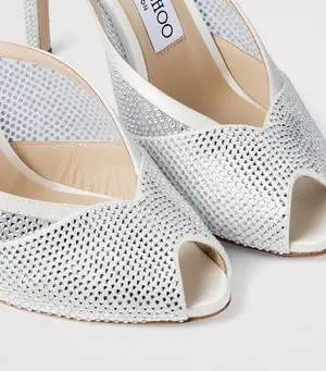 JIMMY CHOO Brigitte 100 Embellished Mules