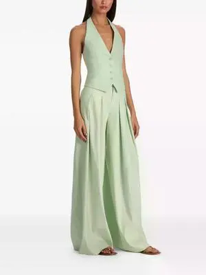 Alice + Olivia Erica Halterneck Waistcoat