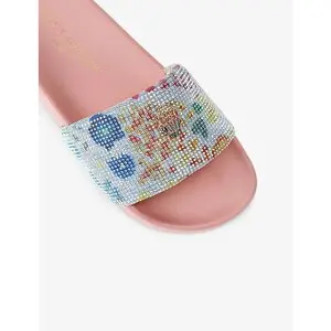 Kurt Geiger Meena Eagle Denim Slides