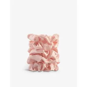 KITSCH Set Of Five Satin Sleep Scrunchies