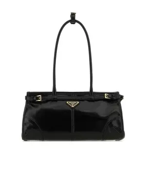 Prada Triangle-logo Tote Bag - Black