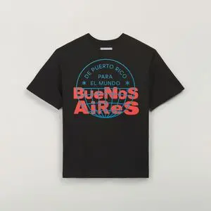 Adidas Bad Bunny Buenos Aires Heavyweight Merch Tee - Black