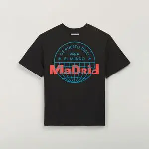 Adidas Bad Bunny Madrid Heavyweight Merch Tee - Black