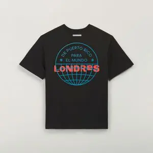 Adidas X Bad Bunny Londres Heavyweight Merch Tee - Black