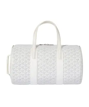 Goyard Barrel 40 Sports Bag - White