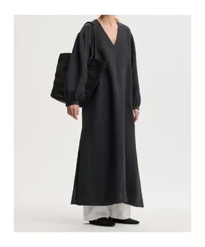 BY MALENE BIRGER Louise Linen Maxi Dress - Black