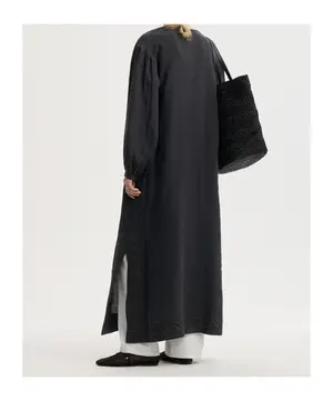 BY MALENE BIRGER Louise Linen Maxi Dress - Black