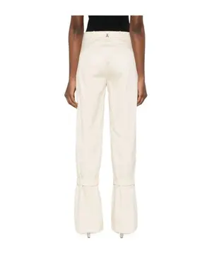 Patrizia Pepe Cotton Trousers With Adjustable Straps