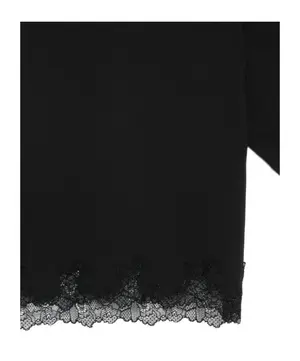 Patrizia Pepe Cropped Lace T-shirt