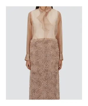 Herno Sheer Bow-neck Shirt