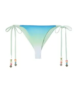 Casablanca Beaded Bikini Bottoms - Green