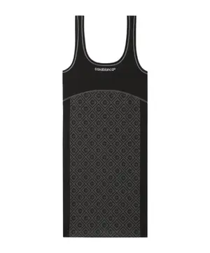 Casablanca Seamless Monogram Mini Dress - Grey