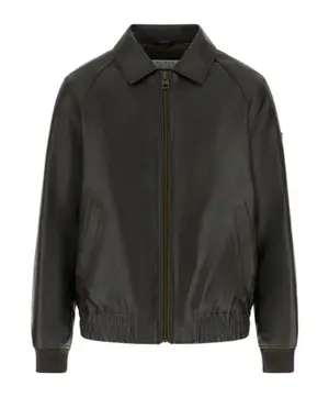 Guess Zip Jacket - Dark Brown