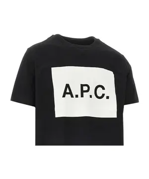 A.p.c. Logo-detail Crewneck T-shirt