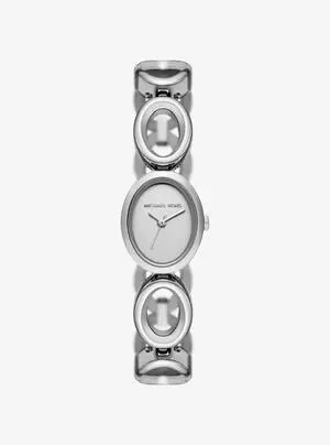 Michael Kors Mini Maude Tone Link Watch - Silver