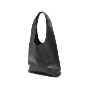 A.p.c. Textured Leather Shoulder Bag - Black