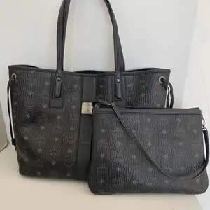 Mcm Leather Tote Bag - Multicolor