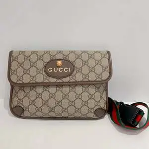 Gucci Monogram Leather Belt Bag - Multicolor