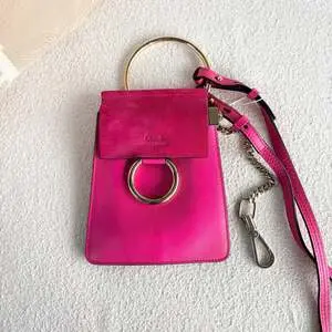 Chloé Leather And Suede Shoulder Bag