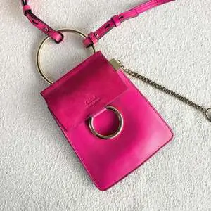 Chloé Leather And Suede Shoulder Bag