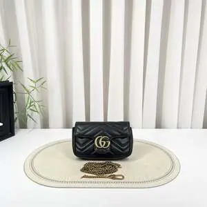 Gucci Quilted Leather Gg Marmont Mini Bag - Multicolor