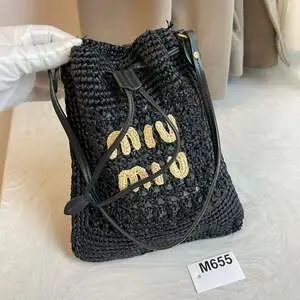 Miu Miu Woven Bucket Bag