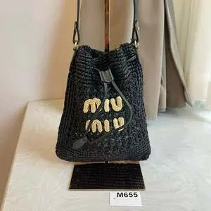 Miu Miu Woven Bucket Bag