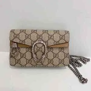 Gucci Monogram Leather Chain Bag - Multicolor