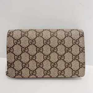 Gucci Monogram Leather Chain Bag - Multicolor