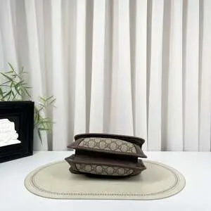 Gucci Monogram Leather Shoulder Bag