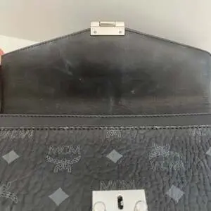 Mcm Leather Flap Bag
