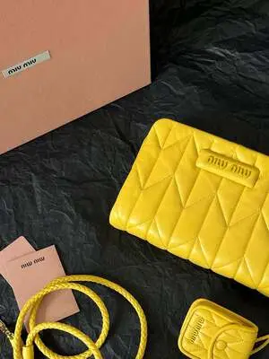 Miu Miu Quilted Leather Bag