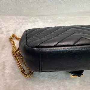 Saint Laurent Leather Quilted Shoulder Bag