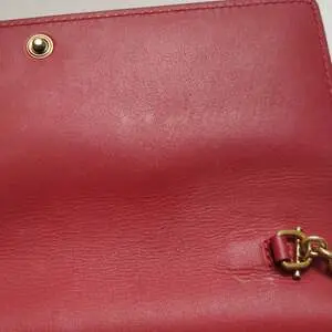 Gucci Leather Chain Wallet