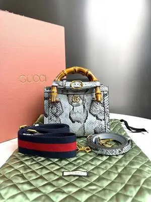 Gucci Bamboo Top Handle Bag - Multicolor