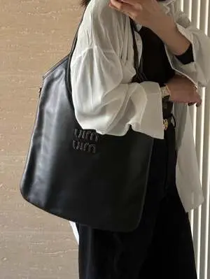 Miu Miu Leather Tote Bag