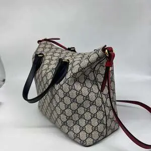 Gucci Monogram Leather Handbag