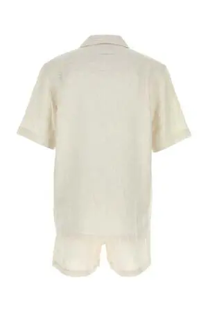 Zegna Embroidered Linen Pyjama